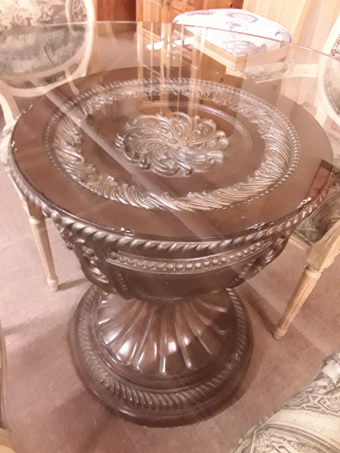 round-glass-top-table-w-4-ch-delmarva-furniture-consignment